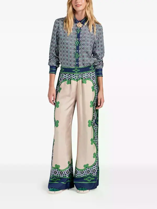 La DoubleJ Placée Palazzo Pants - Neutrals