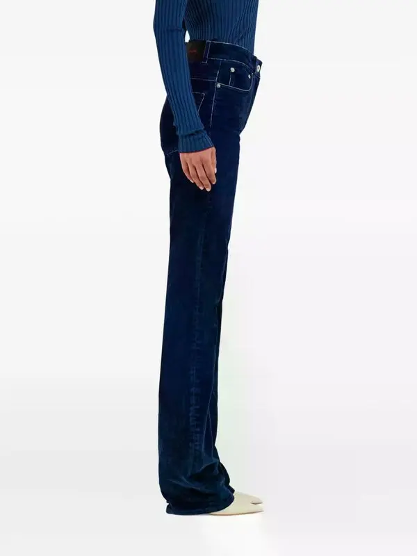 FERRAGAMO Straight-leg Velvet Trousers