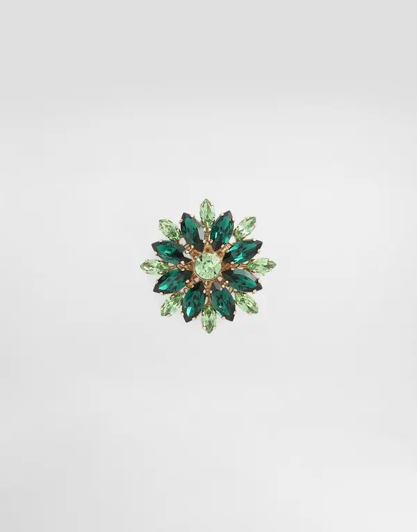 Dolce & Gabbana Rhinestone Brooch - Multicolor