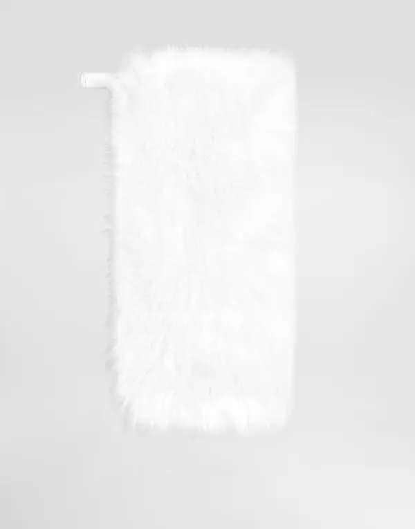 Dolce & Gabbana Faux Fur Muff - White