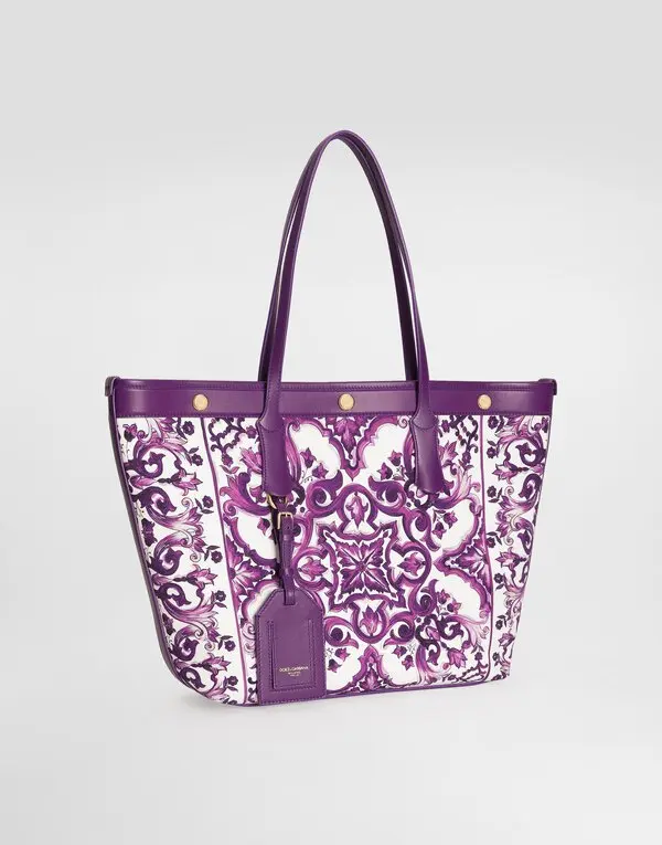 Dolce & Gabbana Majolica-print Atene Shopper - Multicolor