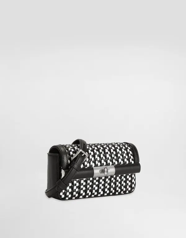 Dolce & Gabbana Marlene Crossbody Minibag With Weave - Multicolor