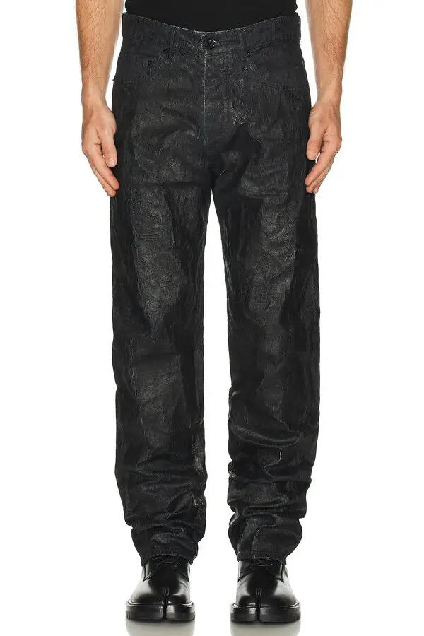 MAISON MARGIELA 5-pocket Coated Denim Pants