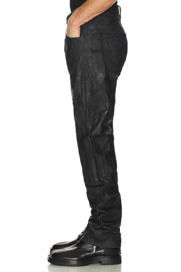MAISON MARGIELA 5-pocket Coated Denim Pants