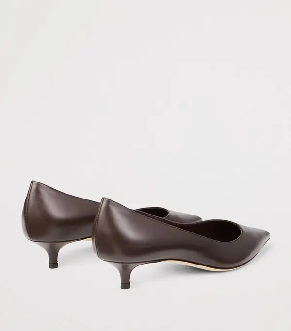 JIMMY CHOO Amelia Leather Pumps - Brown