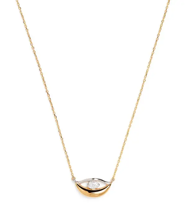L'ATELIER NAWBAR Mixed And Diamond Salvatore Necklace - Gold