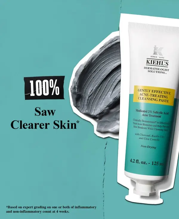 KIEHL'S SINCE 1851 Gently Effective Acne-treating Cleansing Paste