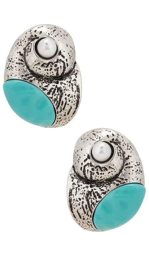 8 Other Reasons Salty Stud Earrings - Silver