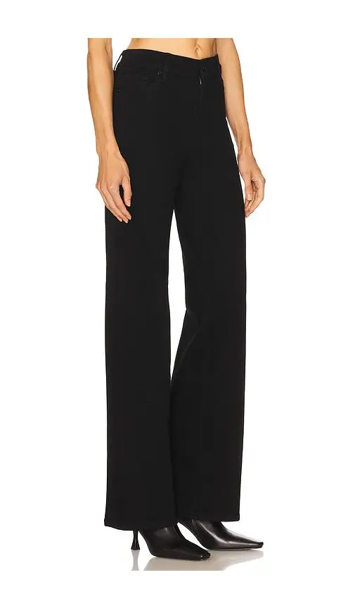 FRAME Le Slim Palazzo Long Jeans - Black