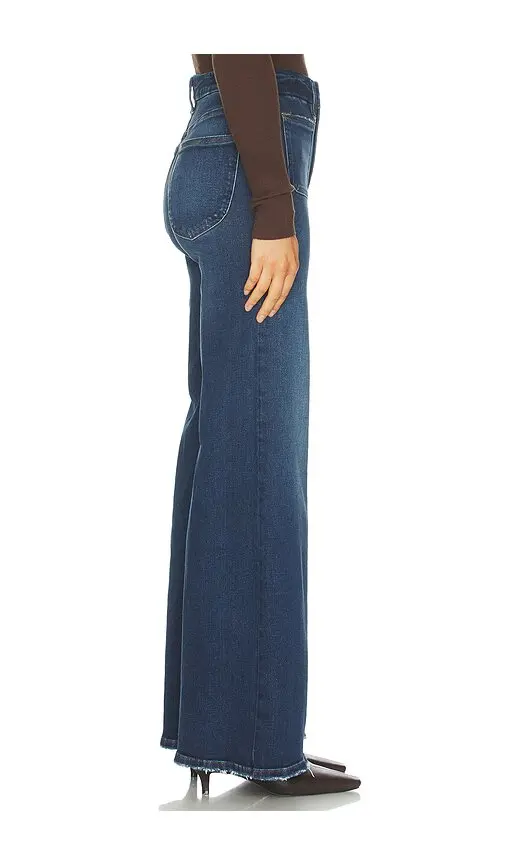 Good American Soft Tech Good Waist Palazzo Jeans - Indigo