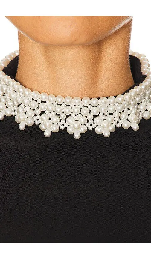 NADINE MERABI Athena Embellished Dress
