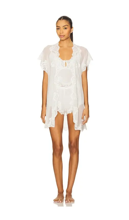 HOMEBODII Valentina Mini Robe - White