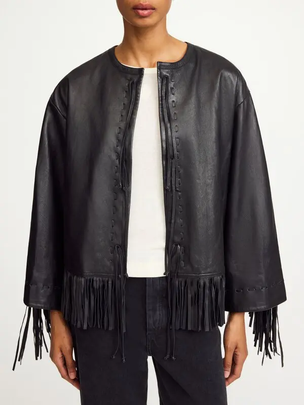 BY MALENE BIRGER Zoena Leather Jacket