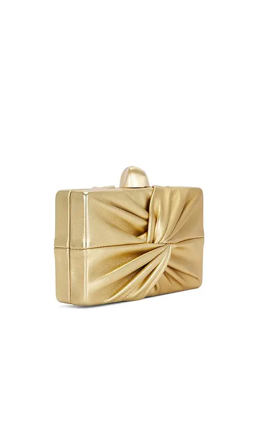 Cult Gaia Lisse Clutch - Matte Brass