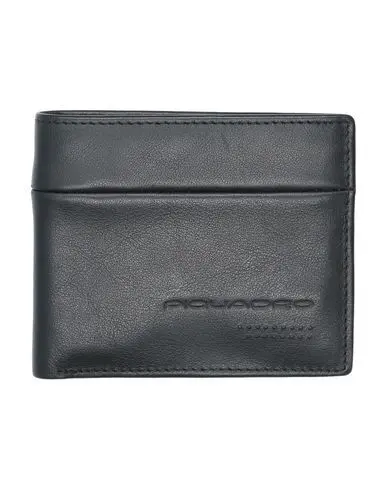PIQUADRO Wallet Bovine Leather - Black