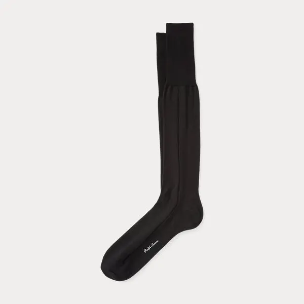 Ralph Lauren Cashmere-silk Trouser Socks - Black