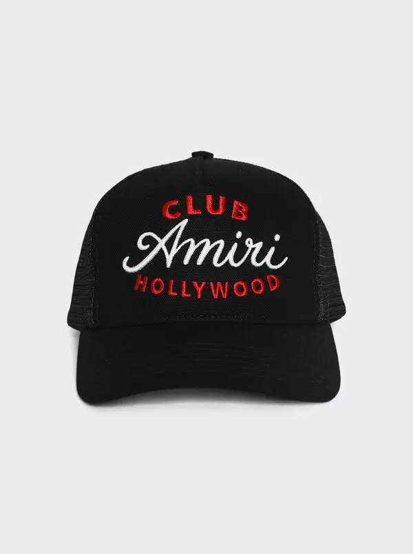 Amiri Club Trucker Cap - Black