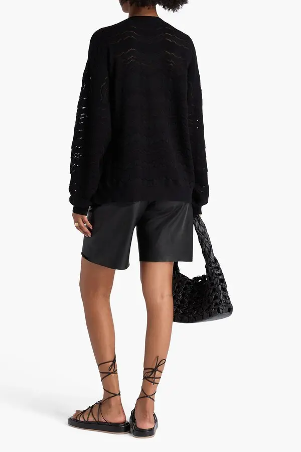 Missoni Crochet-knit Sweater - Black