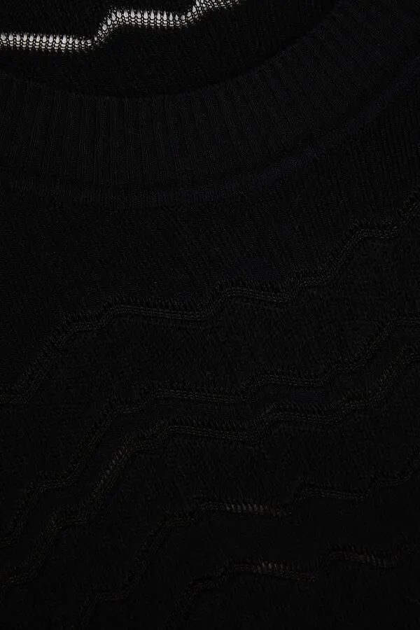 Missoni Crochet-knit Sweater - Black