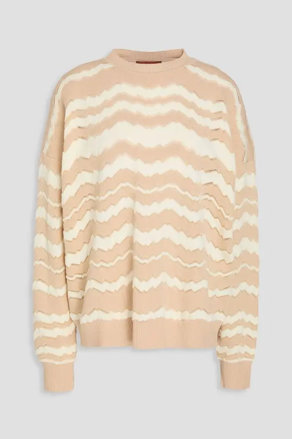 Missoni Crochet-knit Sweater - Cream