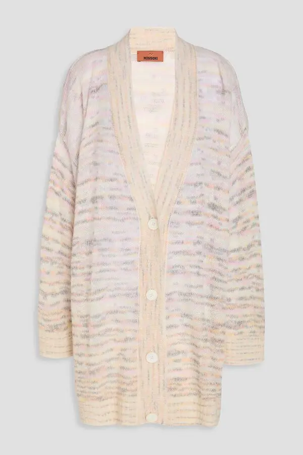 Missoni Spacedyed Crochet-knit Cardigan