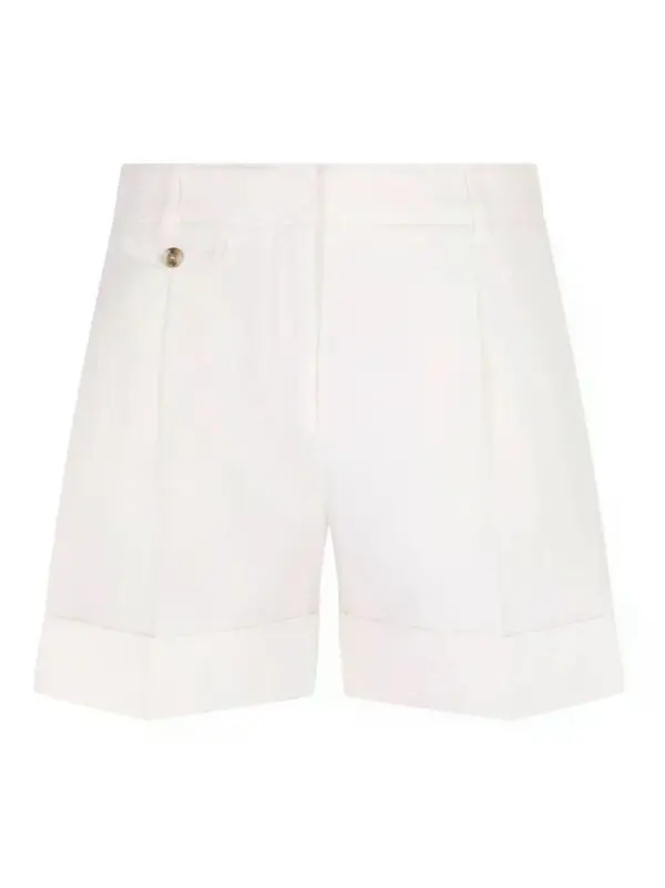 BOSS Pleated-front Cuffed Shorts