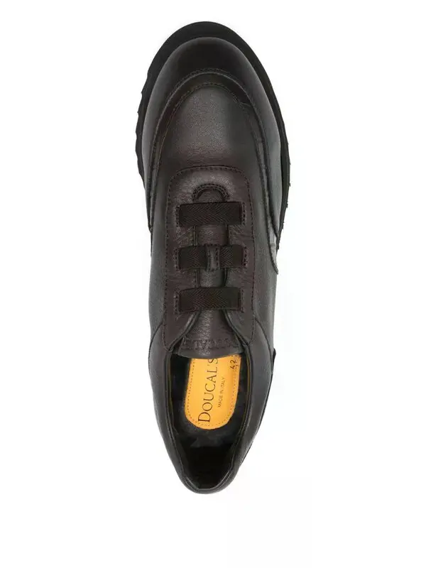 DOUCAL'S Panelled Leather Sneakers