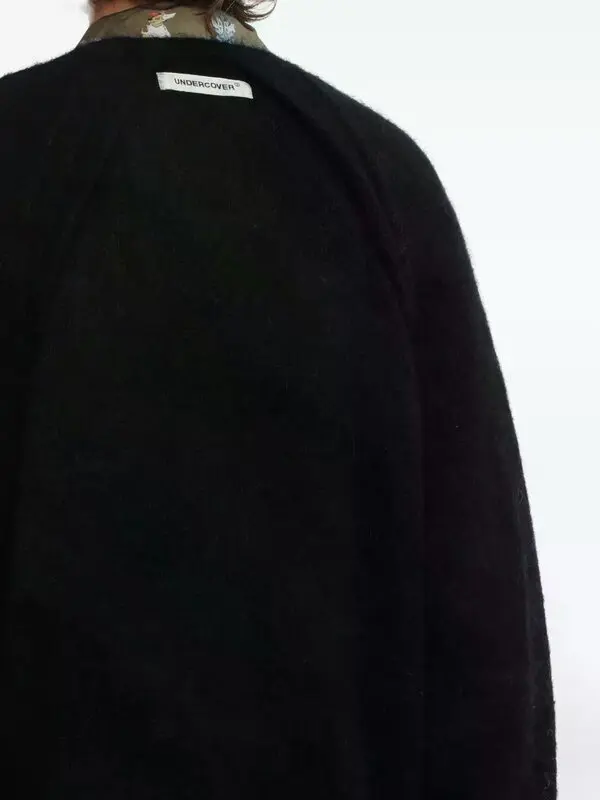 Undercover Buttoned Raglan-sleeve Cardigan