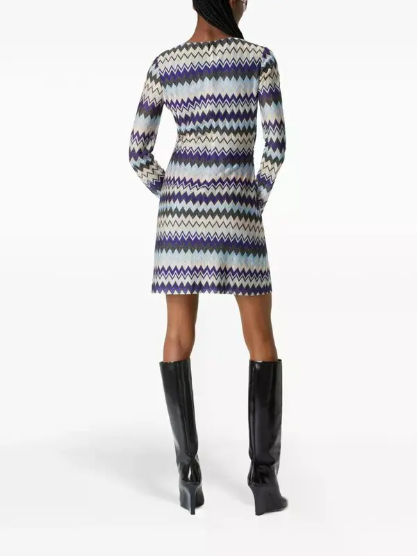 Missoni Zigzag-pattern Mini Dress