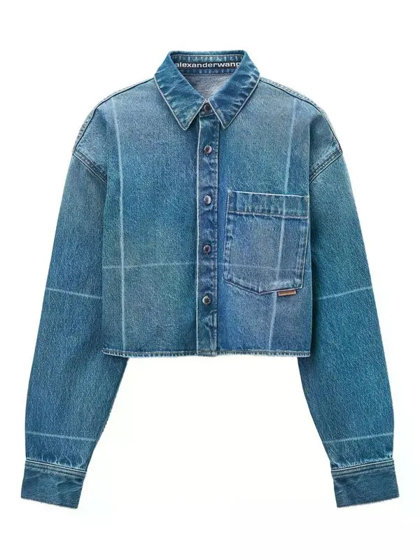 Alexander Wang Faded Fold-line Shirt