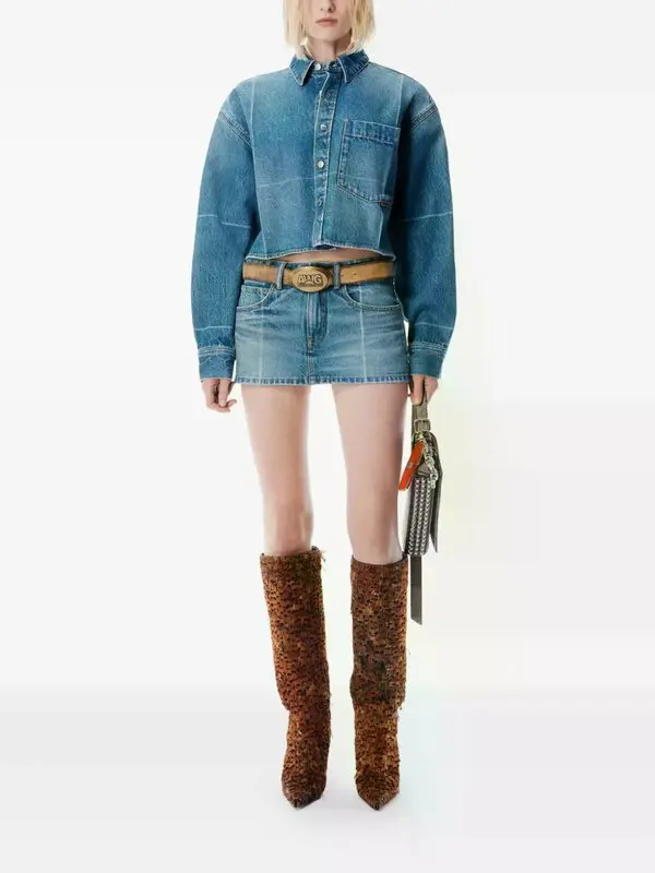 Alexander Wang Faded Fold-line Shirt