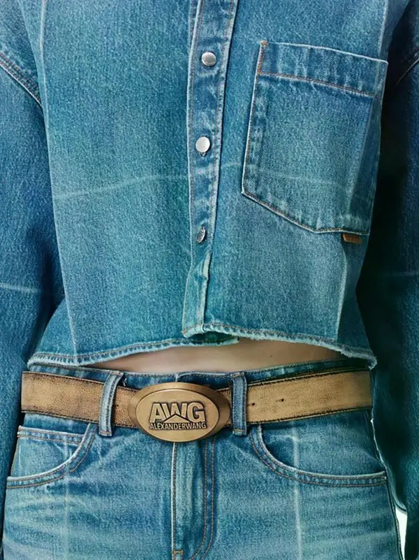 Alexander Wang Faded Fold-line Shirt