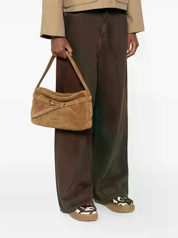 Miu Miu Suede Shoulder Bag