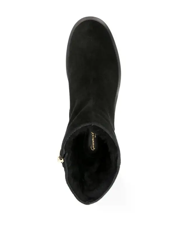 GIANVITO ROSSI Shearling-lining Suede Boots