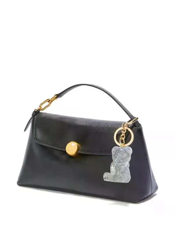 Furla Glitter-bear Keyring - Silver
