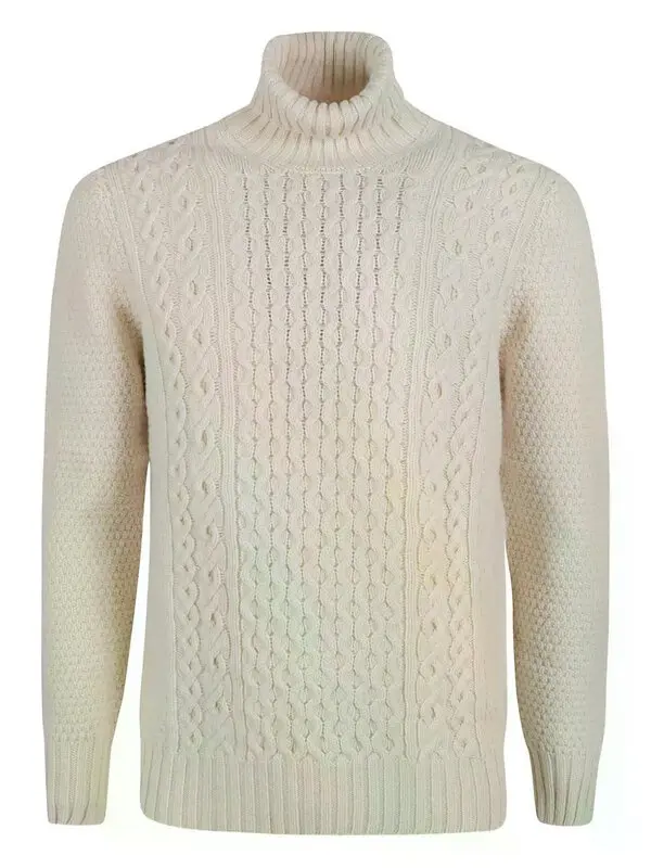 DRUMOHR Cable-knit Turtleneck Sweater
