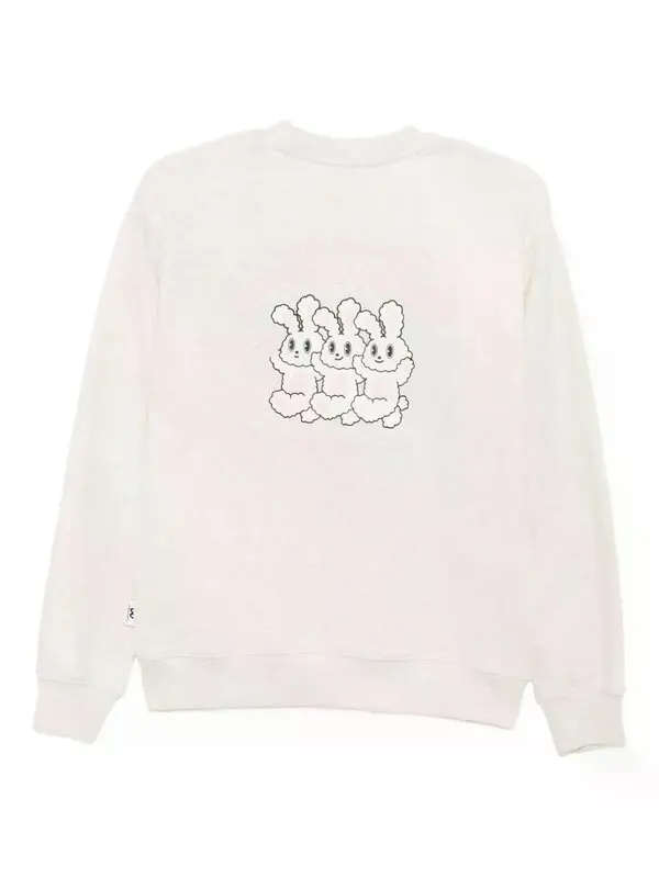 CHOCOOLATE Logo-embroidered Sweatshirt - Neutrals