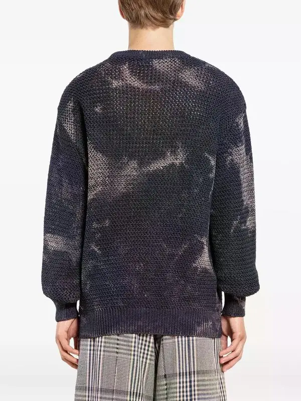 KHOKI Tie-dye Patterned Sweater