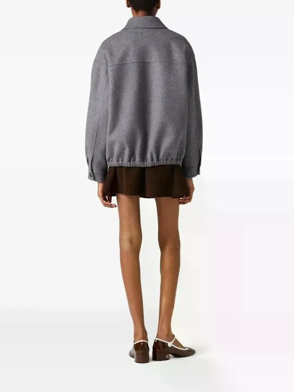 Miu Miu Double Cashmere Blouson Jacket