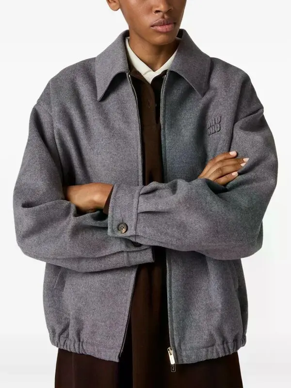 Miu Miu Double Cashmere Blouson Jacket