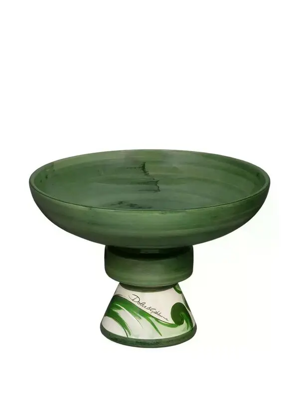 Dolce & Gabbana Ceramic Raised-base Platter