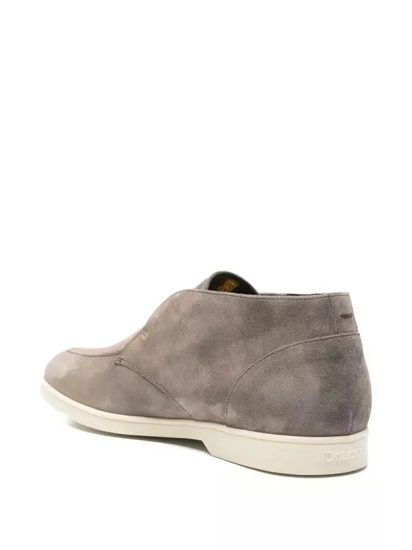 DOUCAL'S Suede Slip-on Boots - Grey