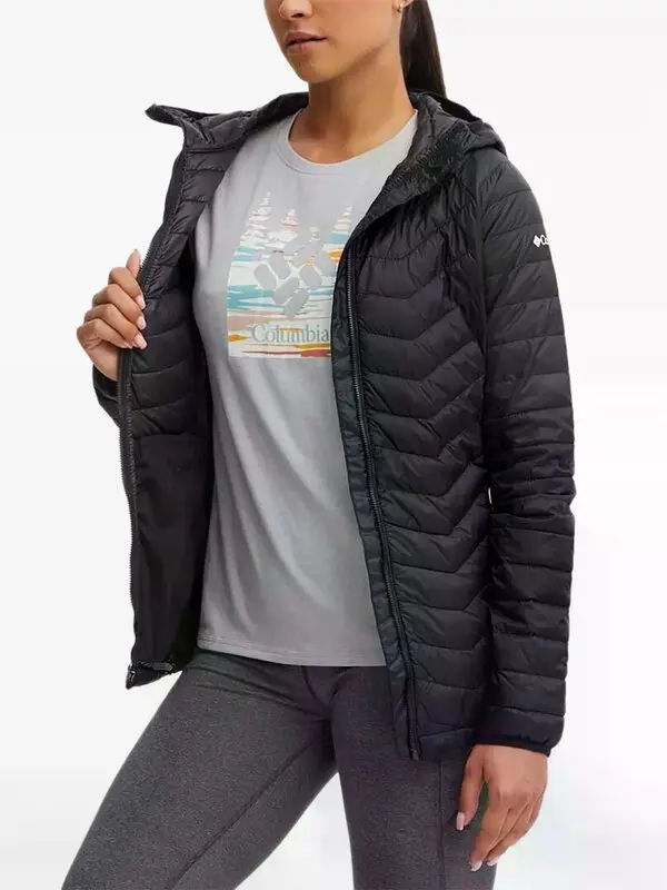 Columbia Chevron-quilted Hooded Jacket
