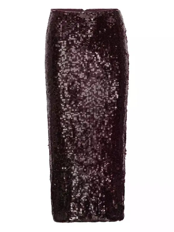 ROTATE BY BIRGER CHRISTENSEN Sequin-embellished Pencil Skirt
