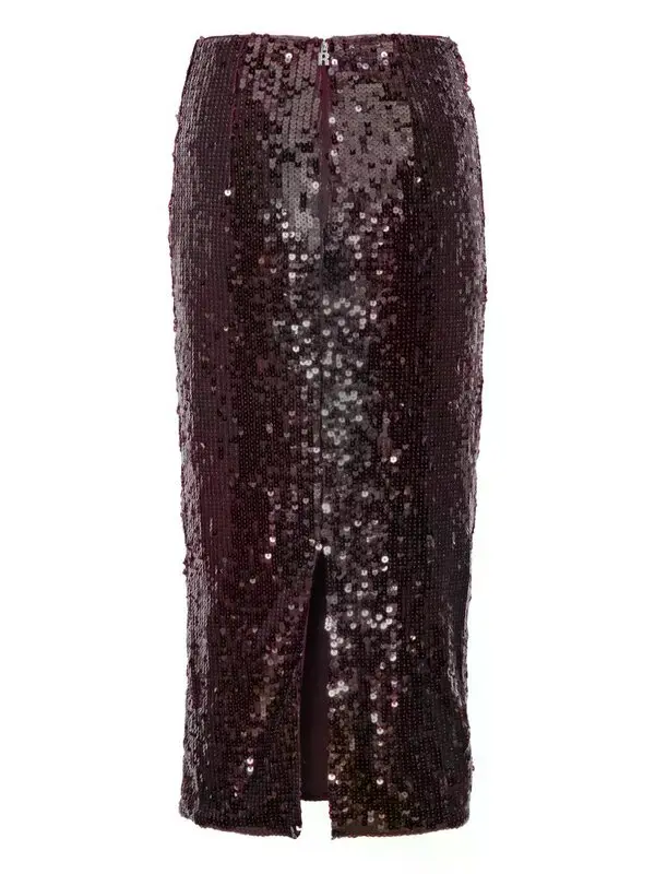 ROTATE BY BIRGER CHRISTENSEN Sequin-embellished Pencil Skirt