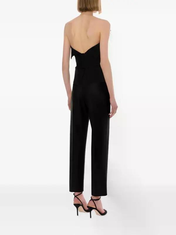 Alberta Ferretti Feather-trimmed Top