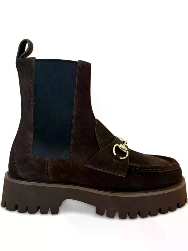 Gucci Horsebit Platform Boots