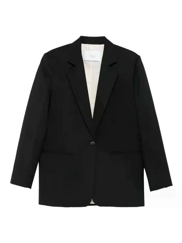 TELA Single-breasted Notched-lapel Blazer