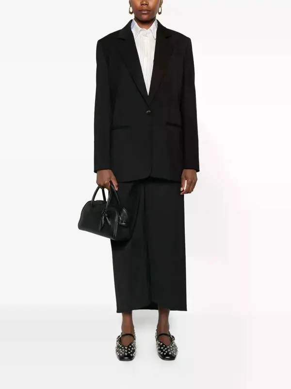 TELA Single-breasted Notched-lapel Blazer