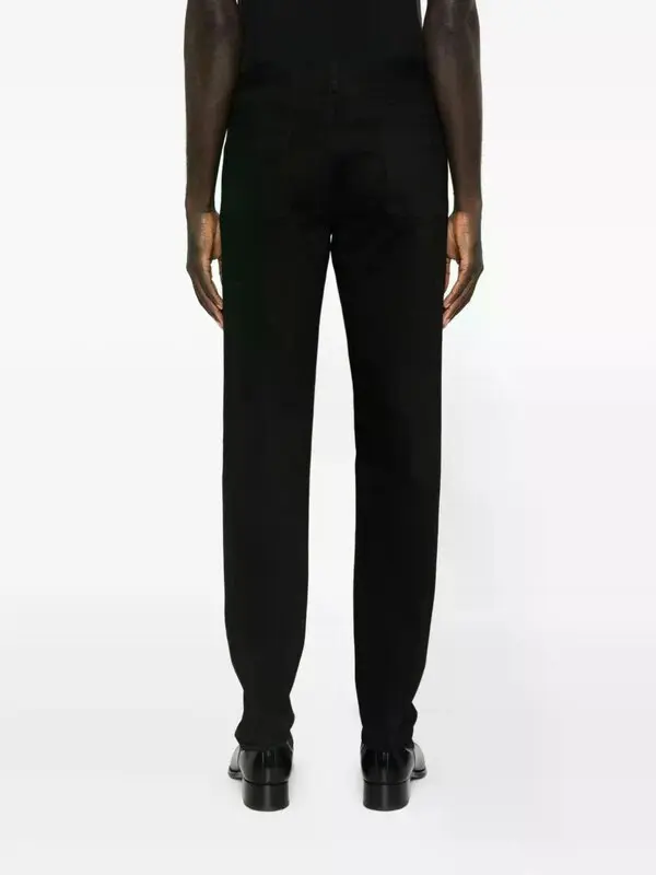 Corneliani Five-pocket Cotton Trousers - Black